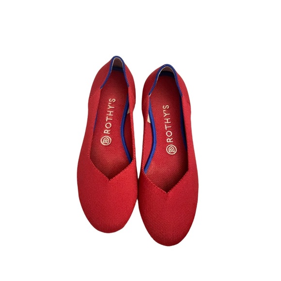 Rothy's | Shoes | Rothys The Flat Chili Red Women Luxury Ballet Flats ...